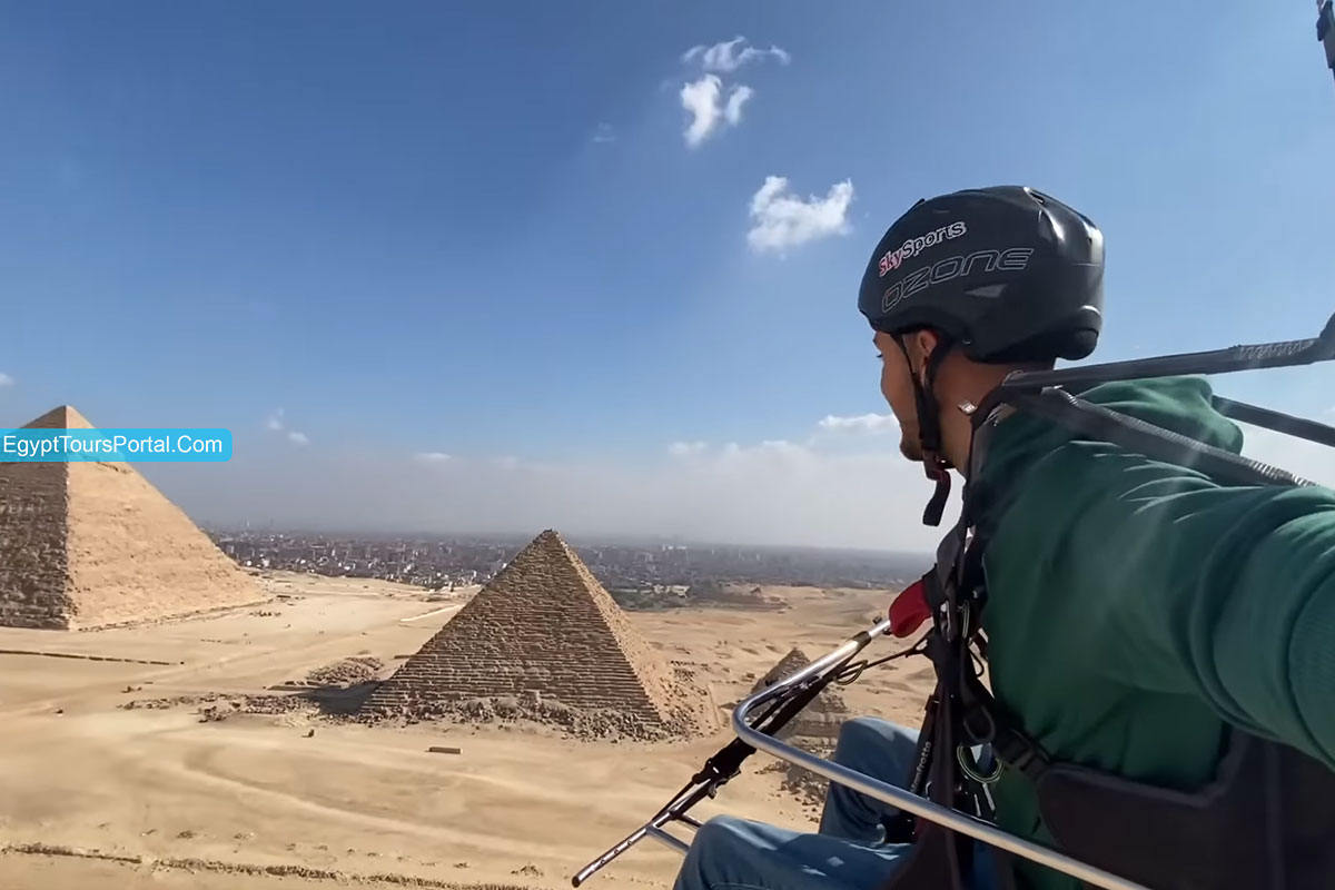 Paramotor Over Giza Complex Tour - Egypt Tours Portal