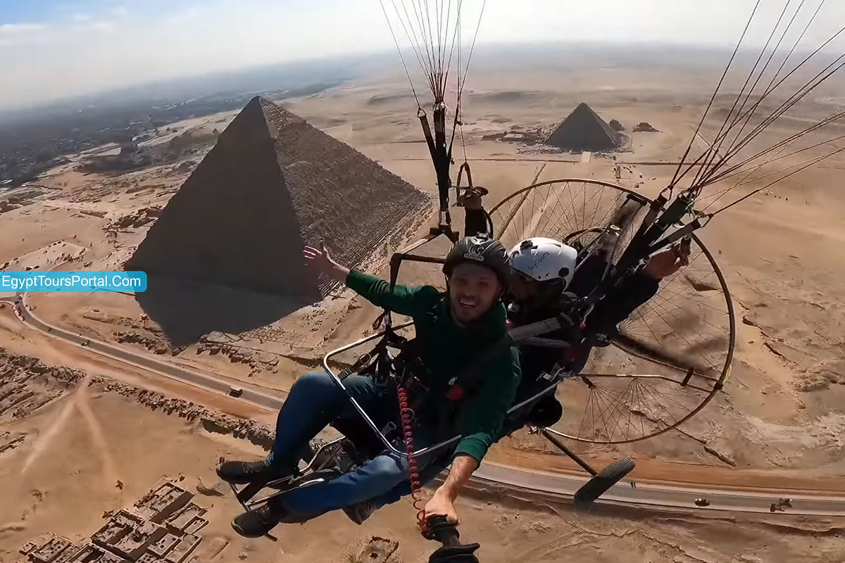 Paramotor Over Giza Complex Tour - Egypt Tours Portal
